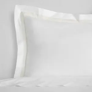 SFERRA Estate Sham, Standard White/ivory