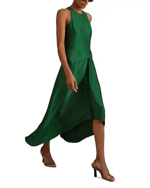 REISS Micah Draped Dress
