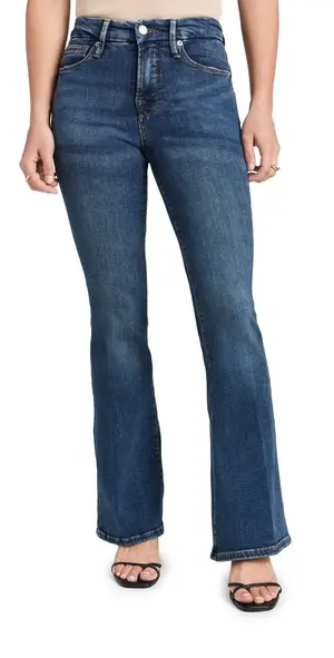 Good American Petite Flare Jeans