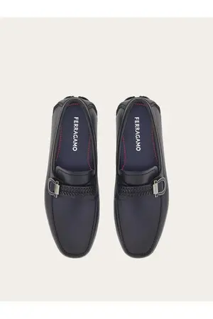FERRAGAMO Gancini Ornament Driver - Blue