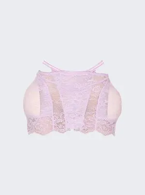 JEAN PAUL GAULTIER X Shayne Oliver Lace Mini Skirt - Lilac
