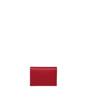 Prada Small Saffiano Leather Wallet - Red