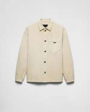 Prada Worn Bull-denim Shirt