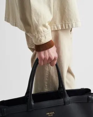 Prada Worn Bull-denim Shirt