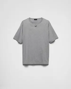Prada Cotton T-shirt Grey