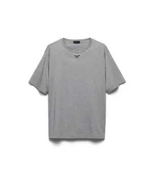 Prada Cotton T-hirt - Grey