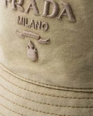 Prada Canvas Bucket Hat