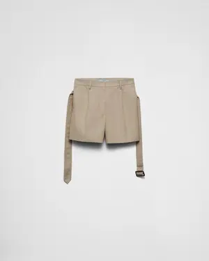 Prada Cotton Twill Bermuda Shorts
