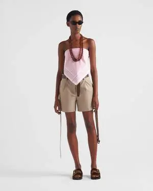 Prada Cotton Twill Bermuda Shorts