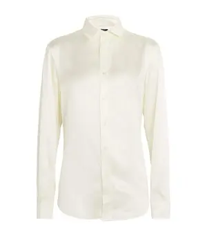 Polo Ralph Lauren Mulberry Silk Shirt - Ivory