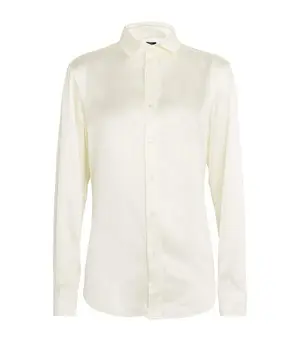 Polo Ralph Lauren Mulberry Silk Shirt - Ivory