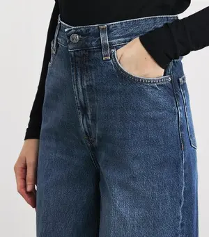 TOTEME Wide-leg Rigid Denim Jeans