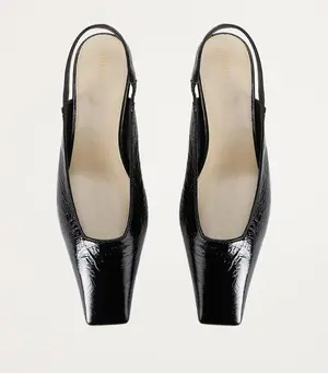 Khaite Calfskin Colin Slingback Flats