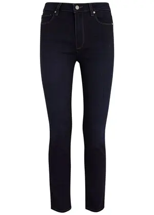 Paige Hoxton Ankle Skinny Jeans - Dark Blue