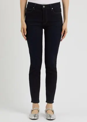 Paige Hoxton Ankle Skinny Jeans - Dark Blue