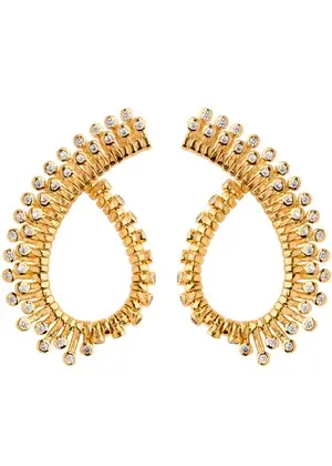 Joanna Laura Constantine Twisted -plated Drop Earrings