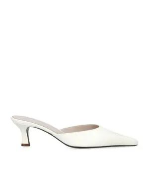 THE ROW Cybil Heeled Mules 55
