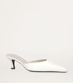 THE ROW Cybil Heeled Mules 55