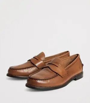 Polo Ralph Lauren Leather Penny Loafers - Brown