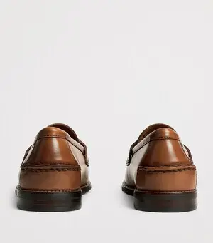 Polo Ralph Lauren Leather Penny Loafers - Brown