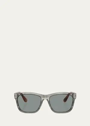 Brunello Cucinelli Two-tone Square Sunglasses