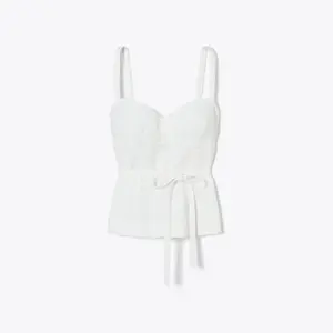 Tory Burch Embroidered Broderie Anglaise Cotton Top