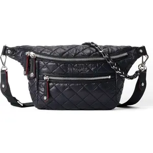 Mz Wallace MZ Wallace Small Crosby Quilted Nylon Convertible Bag Black