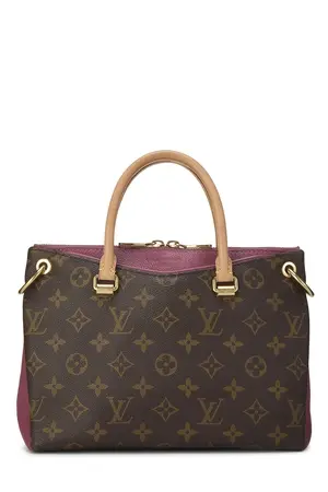 LOUIS VUITTON Monogram Canvas Pallas Bag - Red