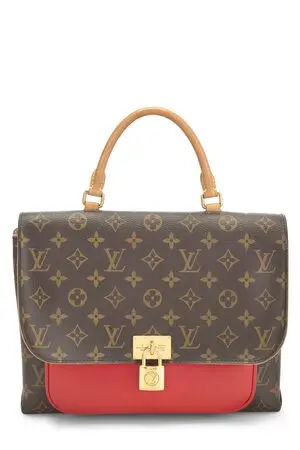 LOUIS VUITTON Monogram Marignan Satchel With Gold-tone Hardware - Brown
