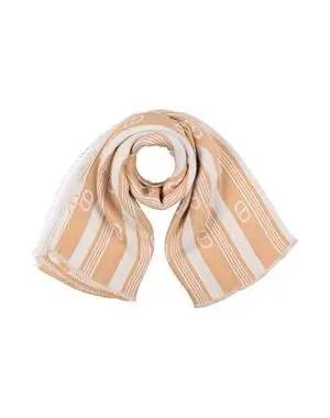 TWINSET Scarf Acrylic, Viscose, Polyester - Beige
