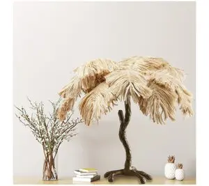 RIVER OF GOODS 30'h Bohemian Jute Tree Table La Mp - One-color