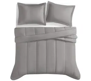 BROOKLYN LOOM Solid Cotton Percale Twin/txl 2pc Comforter Set