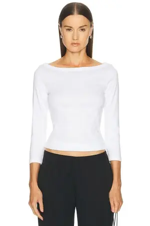 FLORE FLORE Steffi Tee - White