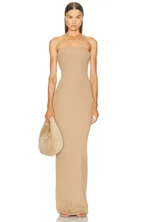 Eterne Tube Maxi Dress - Taupe