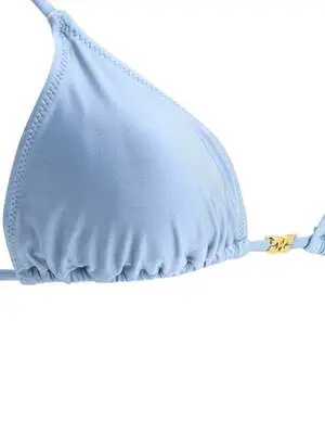 GANNI Blue String' Bikini Top - Light Blue