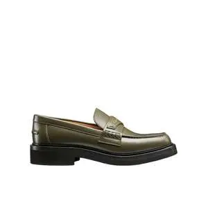 Dior Leather Loafers - Green
