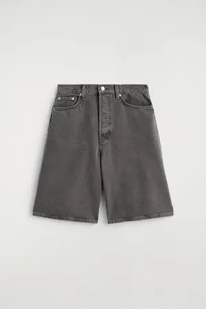 Cos Knee-length Denim Shorts - Brown