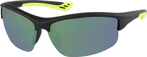 Zenni Sunglasses With Half-rim Frame - Black