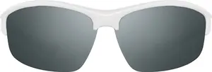 Zenni Sunglasses With Half-rim Frame - White