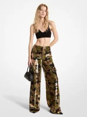 michael kors sequin camo dress Camouflage sequin dress Michael Michael Kors at 1stDibs