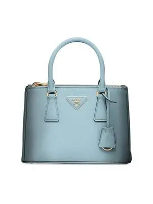Prada Women's Small Galleria Ombré Saffiano Leather Bag - Blue Blue