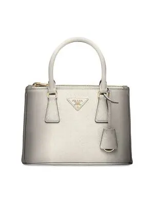 Prada Women's Small Galleria Ombré Saffiano Leather Bag - Blue White
