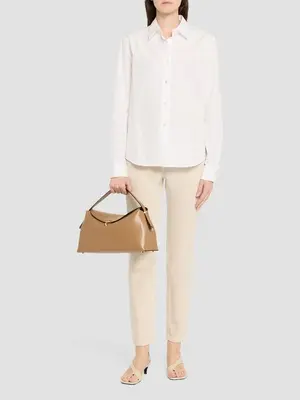 TOTEME T-lock Top Handle Bag - Camel