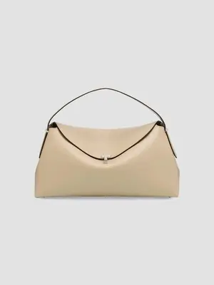 TOTEME Toteme T-Lock Top Handle Bag Ivory
