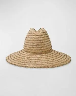 GIGI BURRIS MILLINERY Requiem Zz Straw Fedora - Black