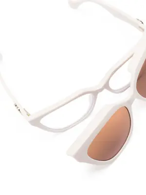 Gucci Clip-on Butterfly-frame Glasses