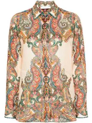 Zimmermann Straight Hem Shirts For Women