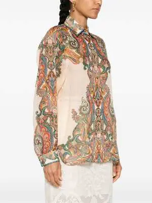 Zimmermann Ottie Paisley-print Shirt