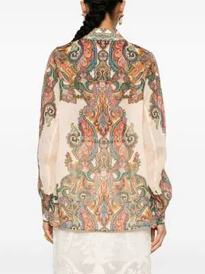 Zimmermann Ottie Paisley-print Shirt