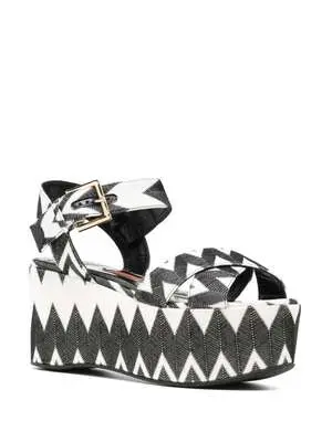 Missoni Wave 80mm Lurex Sandals